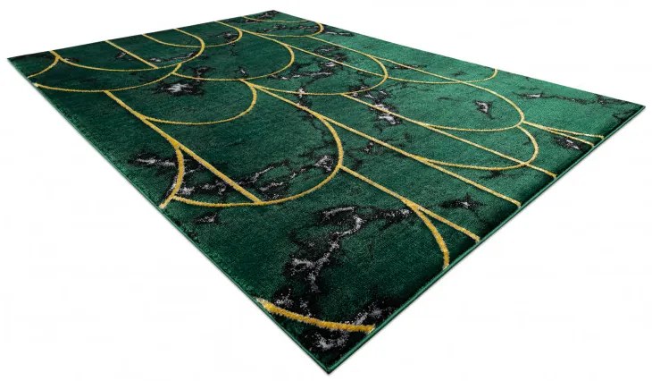 Dywany Łuszczów, Kusový koberec Emerald 1016 green and gold, 180x270, zelená, kancelář