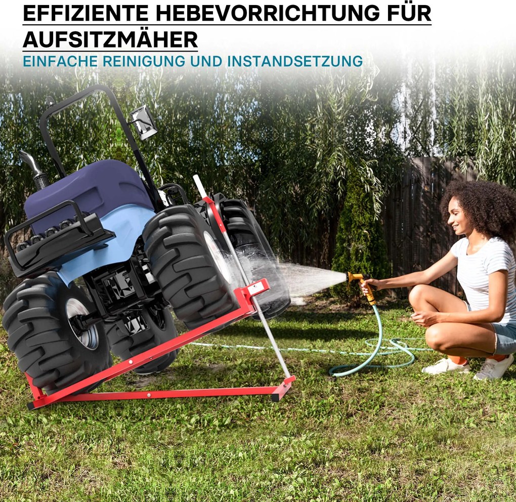 Zvedák zahradního traktoru XPOtool – 115 × 50 × 20 cm, 250 kg (51157)