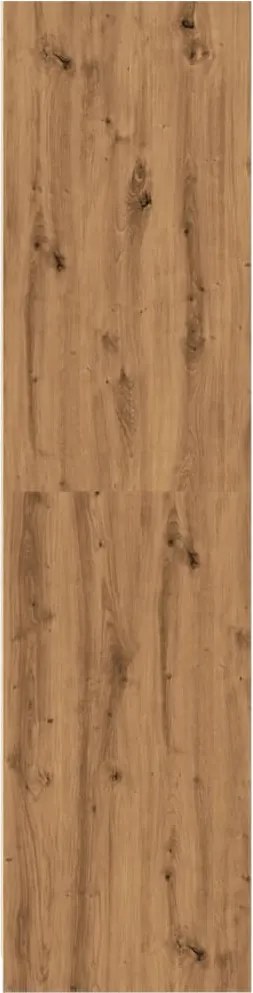 Šatní skříň dub artisan 100 x 50 x 200 cm kompozitní dřevo 3307773