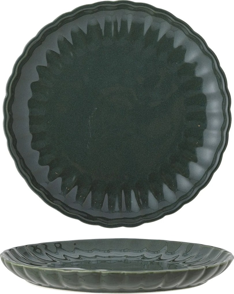 BLOOMINGVILLE Dezertní talíř LATINA P.20 cm tmavě zelený
