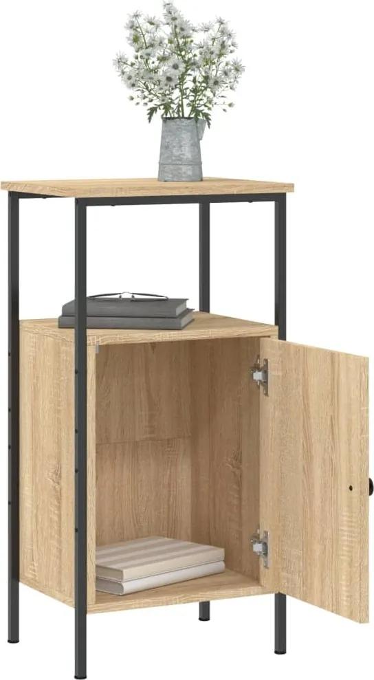 vidaXL Noční stolek 41 x 31 x 80 cm kompozitní dřevo [825925] Barva: dub sonoma