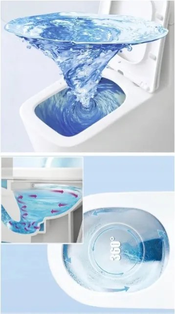 Laveo Laveo, závěsný set pod omítku Akan + závěsná WC mísa Desna s toaletním sedátkem z duroplastu, Vortex splachování, bílá lesklá, LAV-SETDESNAGR