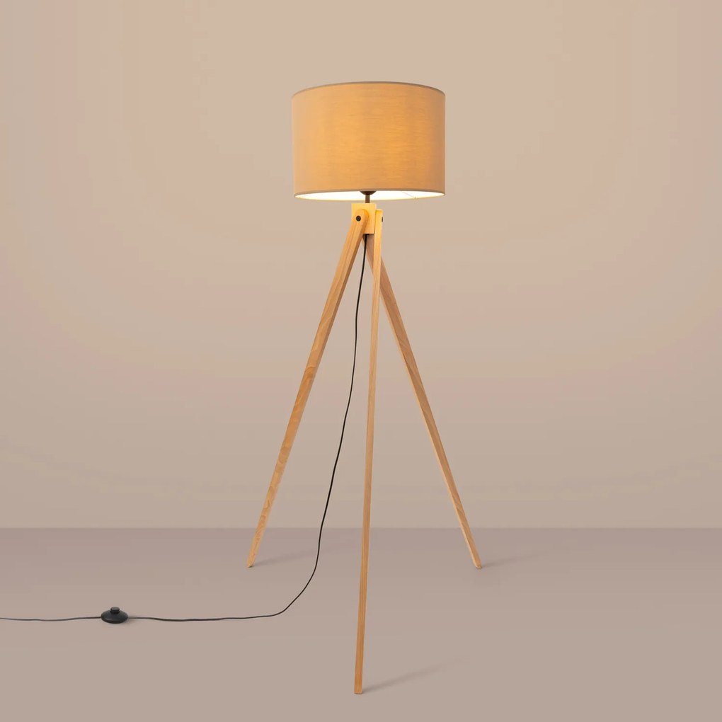 Sollux Lighting Stojací lampa NATT béžová