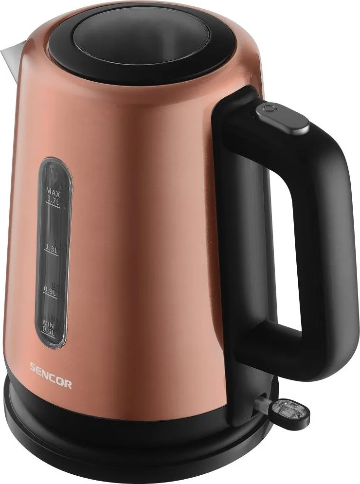Sencor SWK 1752CO – rychlovarná konvice 1,7 l, 2200 W, měděná nerez