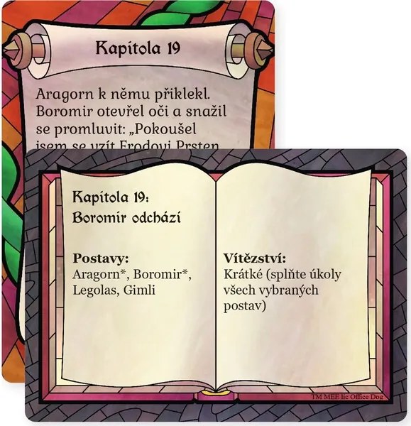 Asmodee Pán prstenů: Dvě věže Štychová hra