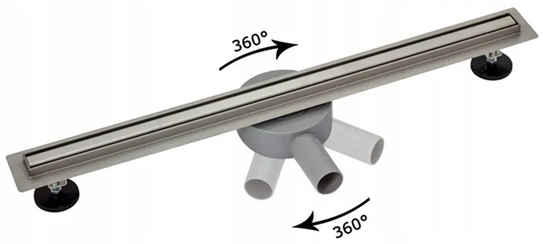 BPS-koupelny Sprchový odtokový žlab DL03  90 cm, satén