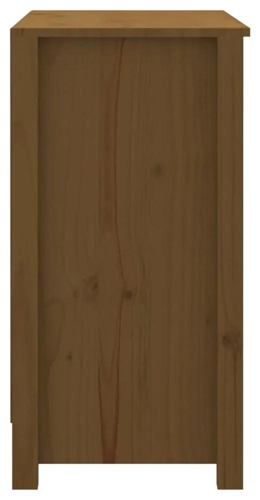 Petromila Knihovna medově hnědá 80 x 35 x 68 cm masivní borovice