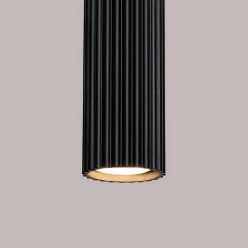 Závěsné svítidlo SOLLUX KARBON 1 černá GU10 1x10W bez žárovky SL.1573