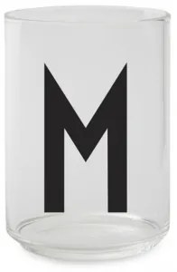 Personal Drinking Glass, písmeno M Design Letters
