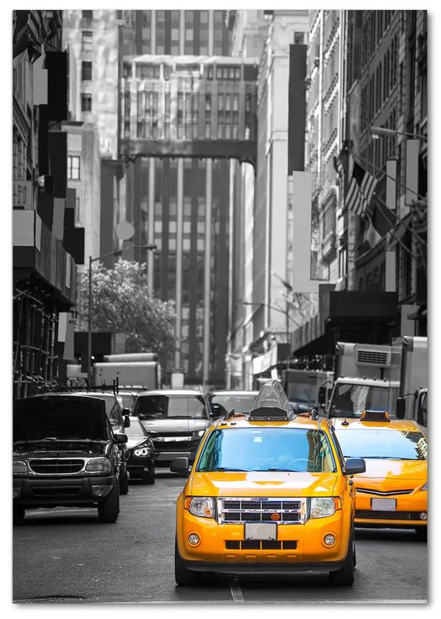 Wallmuralia Foto obraz akrylový Taxi New York 70x100 cm