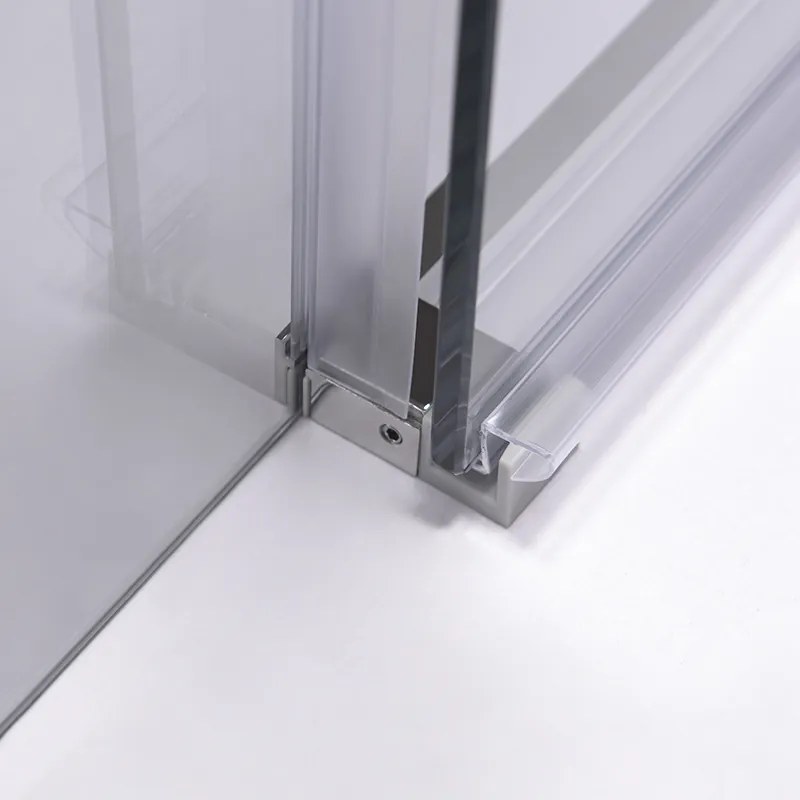 BPS-koupelny Posuvné sprchové dveře PD-NOCR HYD-5167 100 cm chrom/transparent pro instalaci do niky - bez vaničky