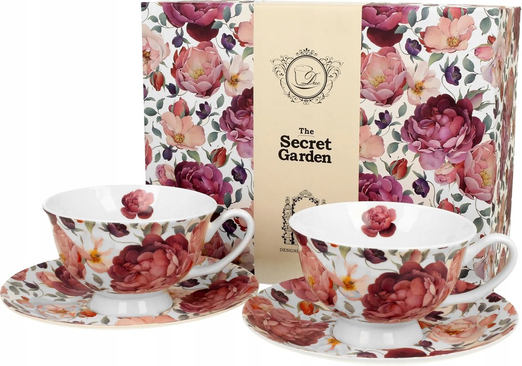 Šálek Duo Spring Roses porcelán 250 ml 2 ks