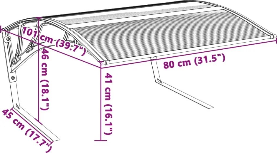 vidaXL Garáž pro robotickou sekačku černá 80 x 101 x 46 cm [4008205]