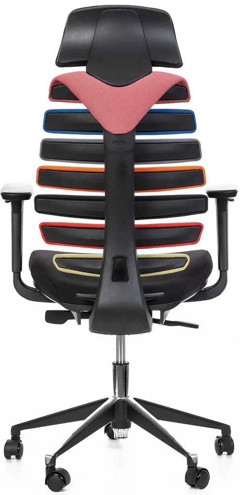 MERCURY Ergonomická kancelářská židle LOMAX - barevná látka / nosnost 150 kg