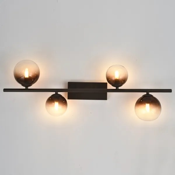 Brilagi - LED Přisazený lustr MILLA 4xG9/3W/230V hnědá/kouřová hnědá