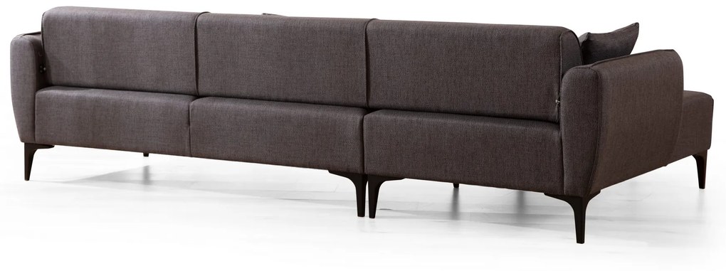 Atelier del Sofa Rohová sedací souprava Belissimo Left - Dark Grey, Tmavá Šedá