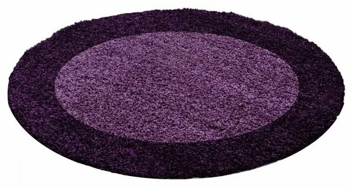 Kusový koberec Life Shaggy 1503 lila (Varianta: 60 x 110 cm - SLEVA 1 ks)