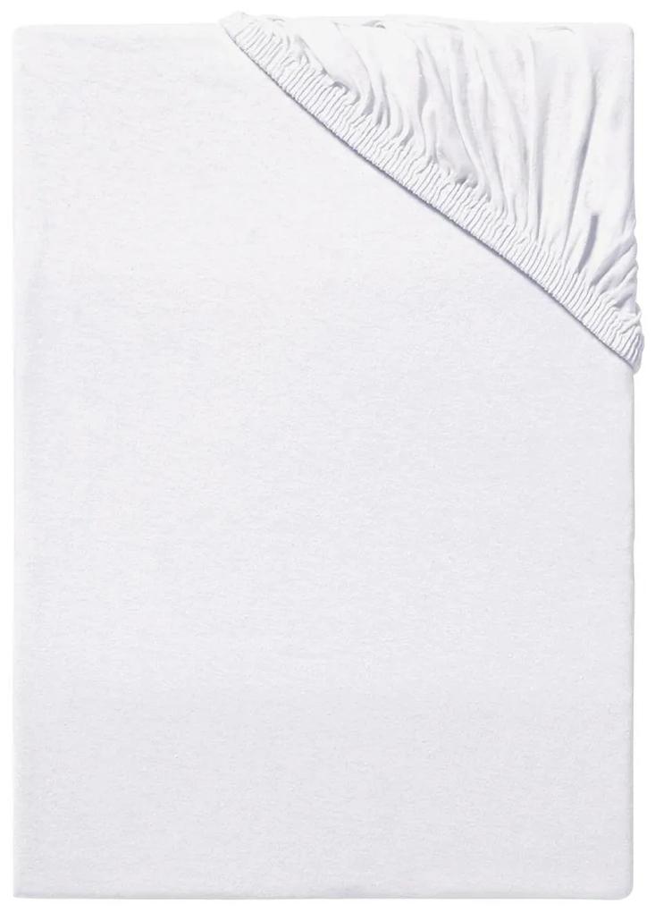 MERADISO® Flanelové napínací prostěradlo, 90-100 x 200 cm (bílá), - 4050069079383