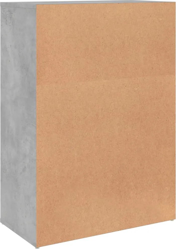 Příborníky 2 ks betonově šedé 60 x 31 x 84 cm kompozitní dřevo 3276584