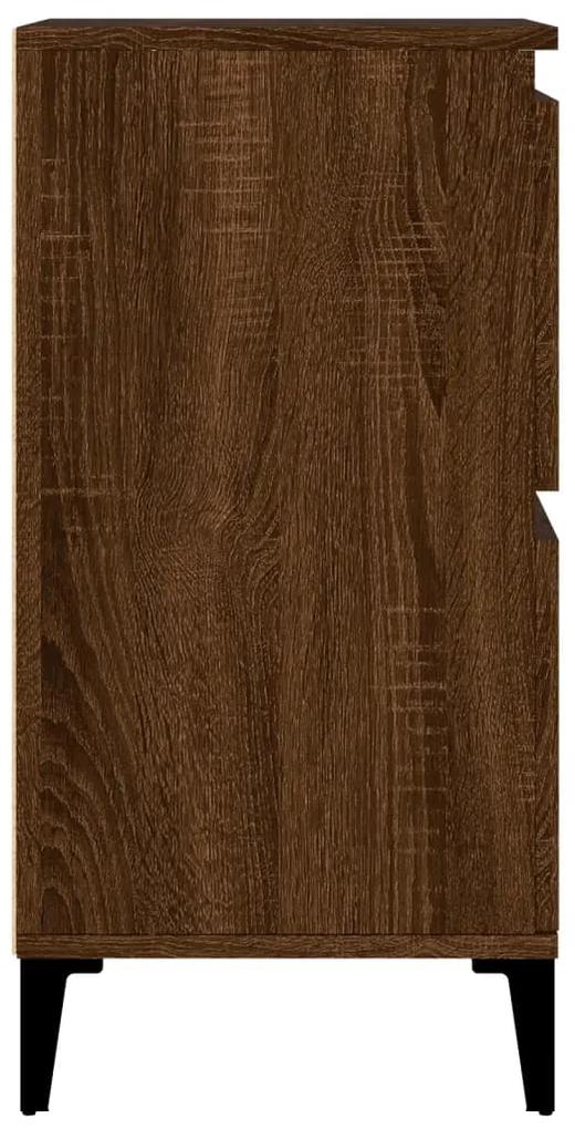 Příborníky 3 ks hnědý dub 60 x 35 x 70 cm kompozitní dřevo,  3185782