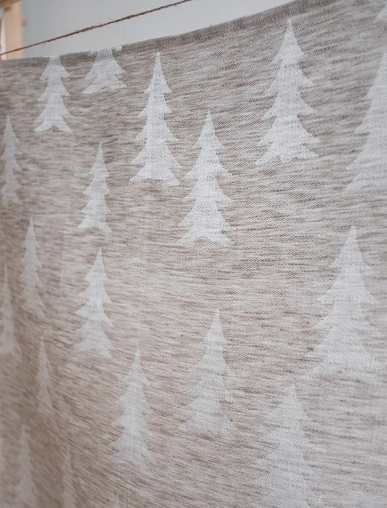 Fine Little Day Lněná utěrka Gran Sand  47 × 70 cm, béžová barva, textil