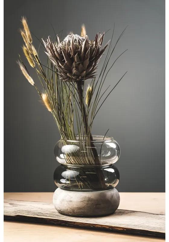 Váza / lucerna Bagel, šedá