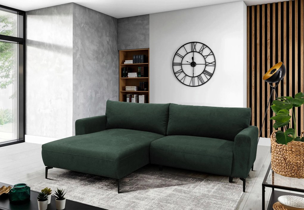 XXXLutz ROHOVÁ SEDAČKA, textil, tmavě zelená MID.YOU - Sedací soupravy - 001574005608
