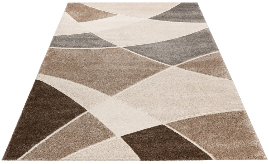 Obsession, Kusový koberec My Frisco 282 Taupe, 200x290, hnědá, ložnice
