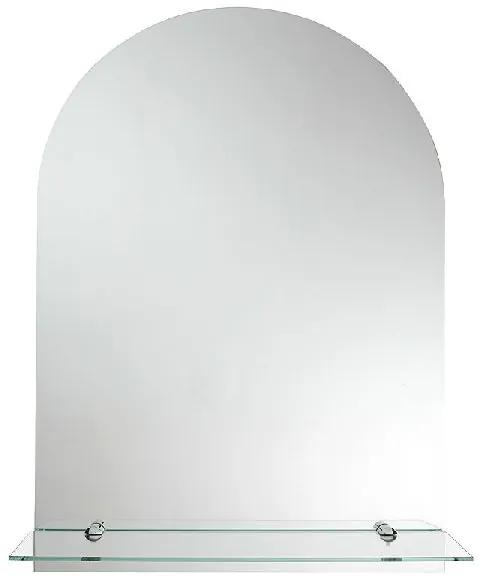 Amirro Zrcadlo do koupelny PORTHOS 50 x 70 cm portál s poličkou 712-109
