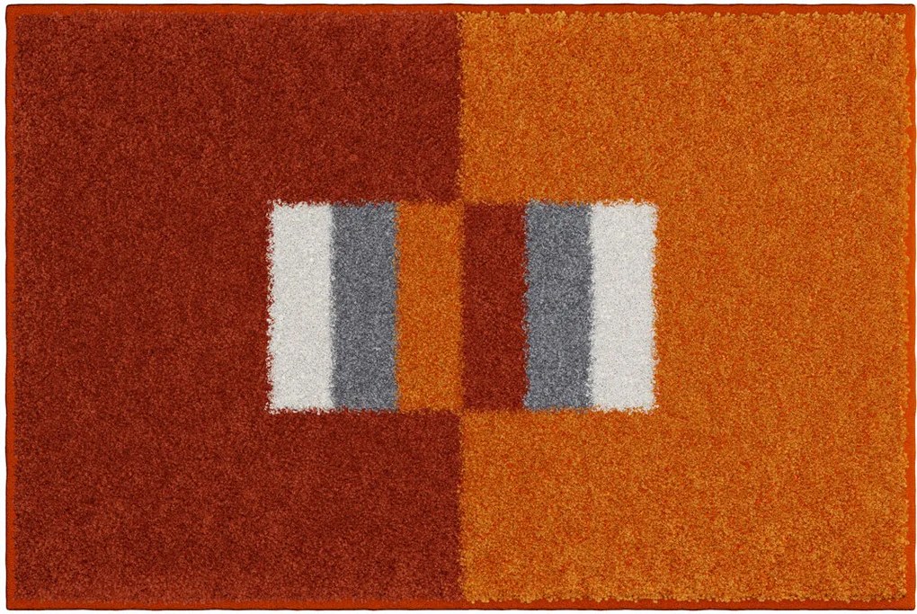 LineaDue CAPRICIO - Koupelnová předložka oranžová Rozměr: 60x90 cm