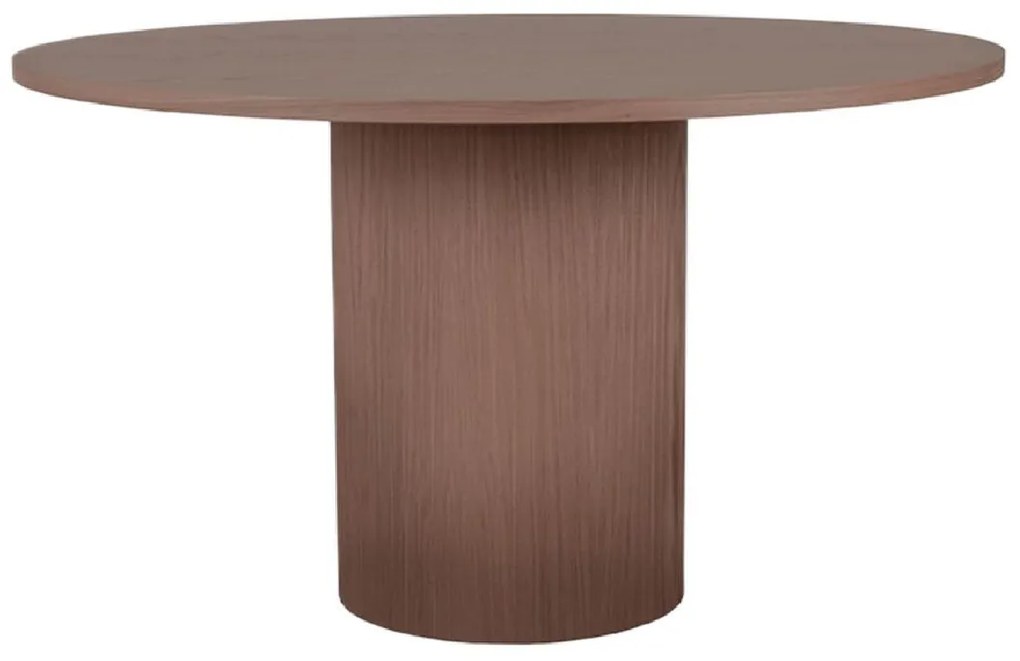 LABEL51 kulatý jídelní stůl OLIVA ø130 cm hnědý ME-70.053