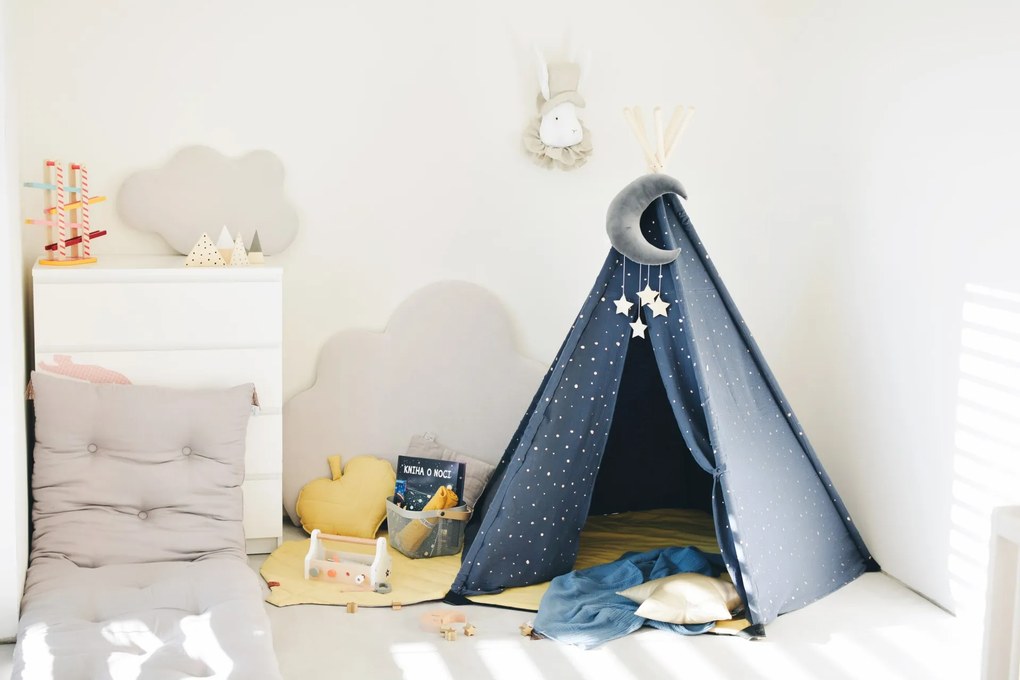 Vigvam design Teepee Vesper - ČTVERCOVÉ s podlážkou