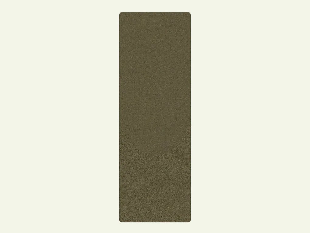 Rovný čalouněný panel na zeď VELUR extra dlouhý Zvolte barvu: Khaki, Zvolte rozměr: 20x140 cm, Uchycení na zeď: Se samolepícím suchým zipem