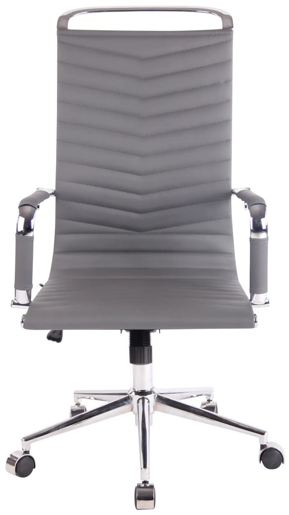 Kancelářská židle Clapgate - umělá kůže | šedá