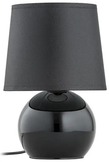 TK LIGHTING Stolní lampa - PICO 5160, Ø 18 cm, 230V/40W/1xE14, černá