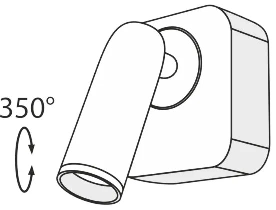 Maytoni C039WL-L3W3K - LED Nástěnné bodové svítidlo MIRAX LED/3W/230V černá