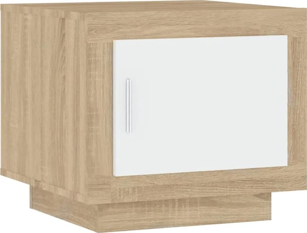vidaXL Konferenční stolek 51 x 50 x 45 cm kompozitní dřevo [811804] Barva: Betonová šedá