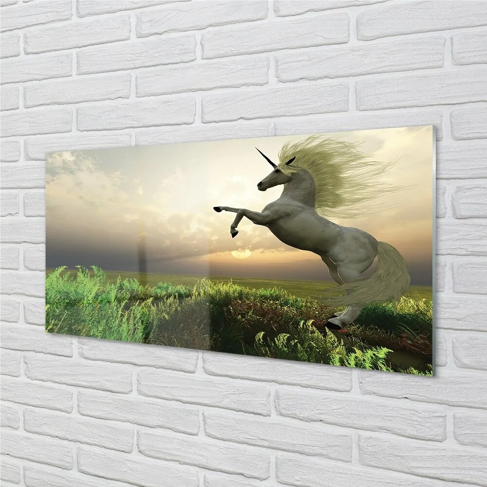 Obraz na skle Unicorn Golf 140x70 cm