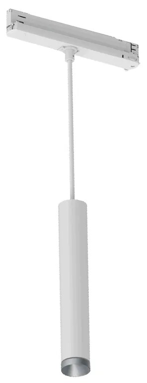 Úzké závěsné svítidlo do třífázové lišty Pointer Spot Pendant 3F Barevná varianta: Bílá / Stříbrná, Teplota chromatičnosti / Stmívání: 2700 Kelvinů /…