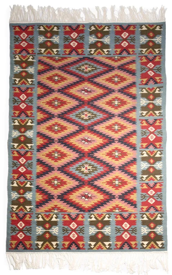 Vlněný kilim "Bakamski IV"