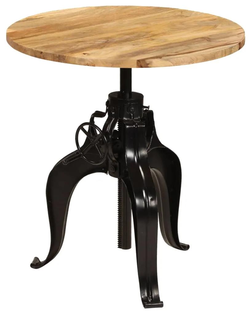 245268 vidaXL Barový stůl z masivního mangovníkového dřeva 75 x (76–110) cm