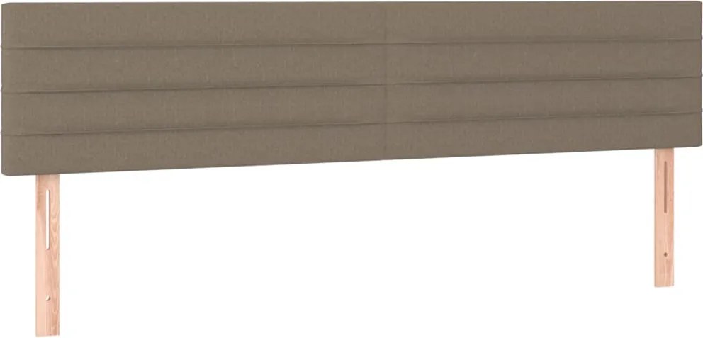 Box spring postel s matrací taupe 120x190 cm textil 3270366