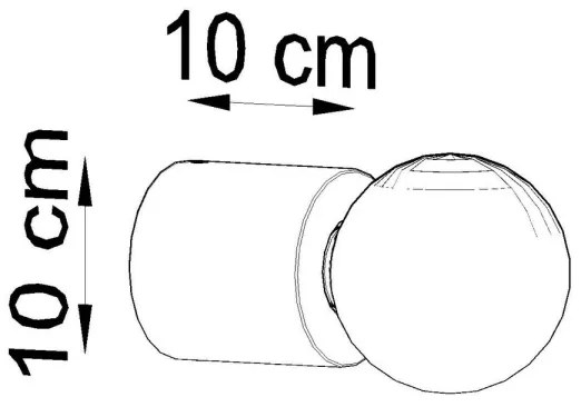 Sollux SL.0673 - Nástěnné svítidlo SALGADO 1xE27/60W/230V dřevo