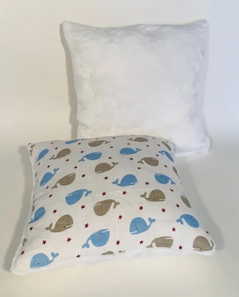SVITAP sleep well Dětská deka a polštářek Velryba modrá 90x100, 35x35 cm