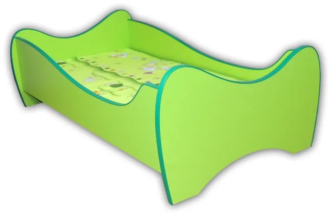 TopBeds dětská postel MIDI 140x70 zelená