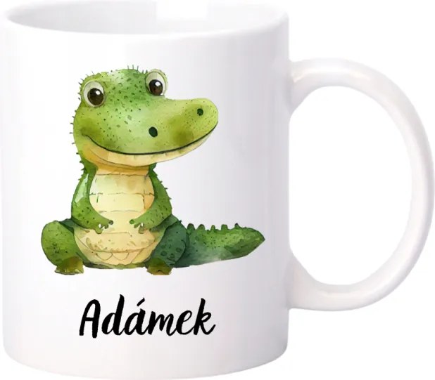 Keramický hrníček Krokodýl