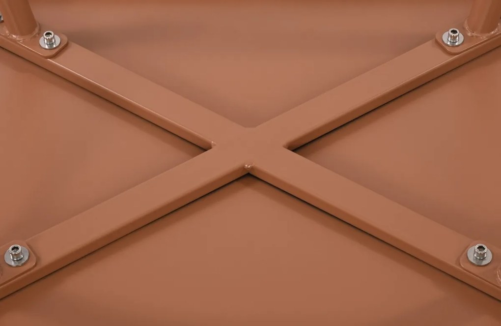 Konferenční stolek Velva - v45 x 80 x 45 cm - Terracotta