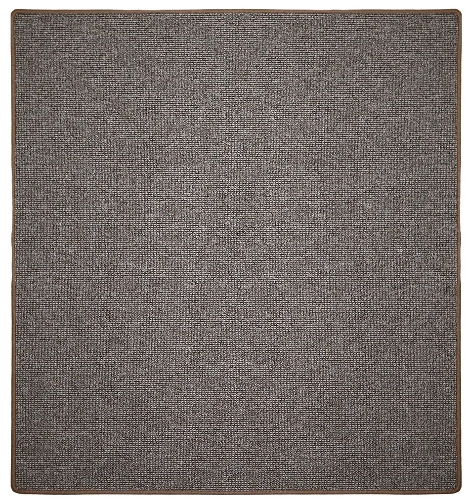 Vopi koberce Kusový koberec Porto hnědý čtverec - 400x400 cm