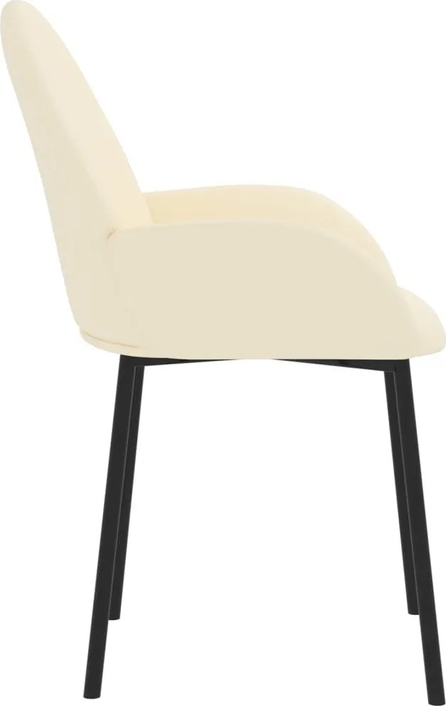 vidaXL Jídelní židle 2 ks umělá kůže [344759] Barva: Černá