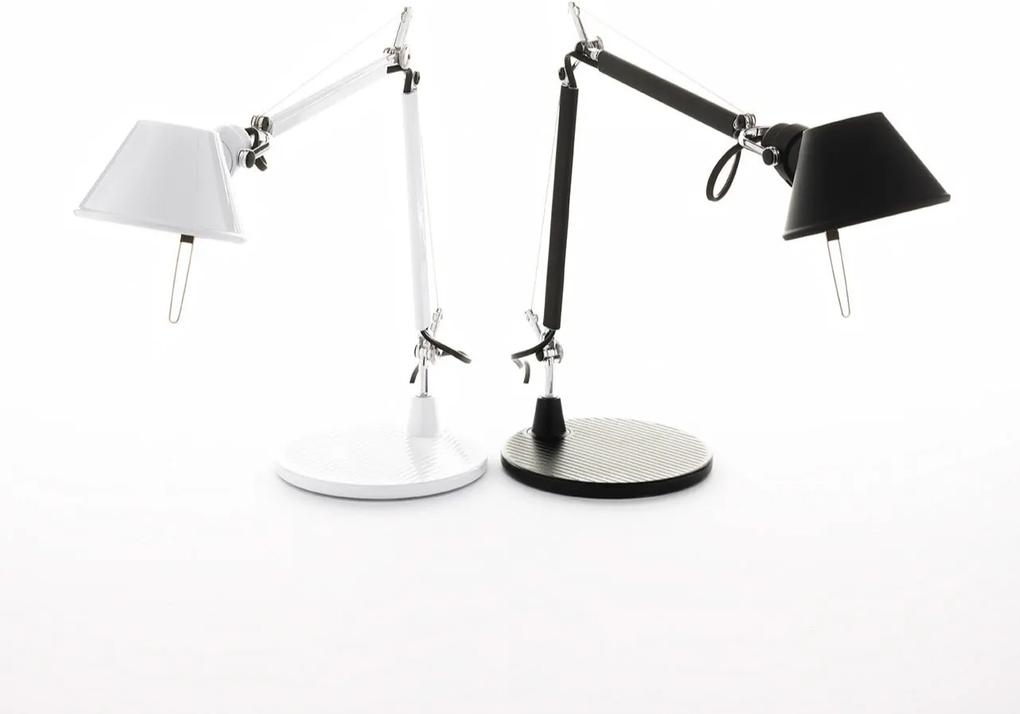 ARTEMIDE Stolní lampa Tolomeo Mini, E27, černá A005940+A008610